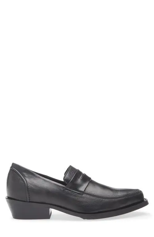 Our Legacy Cypher Penny Loafer - Sombre Satin Bovine | Editorialist